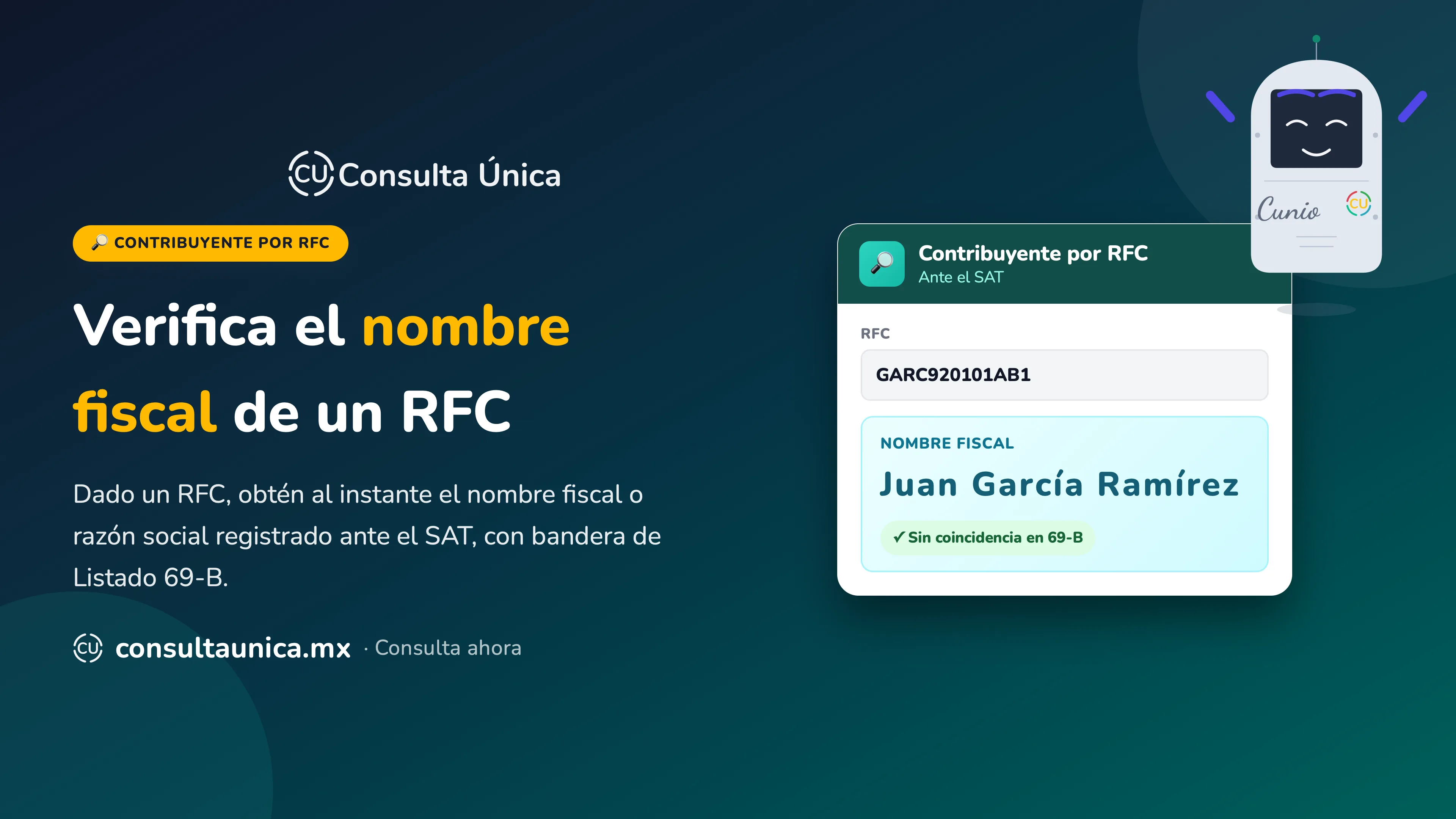 Búsqueda de contribuyente por RFC: verifica nombre fiscal antes de ...